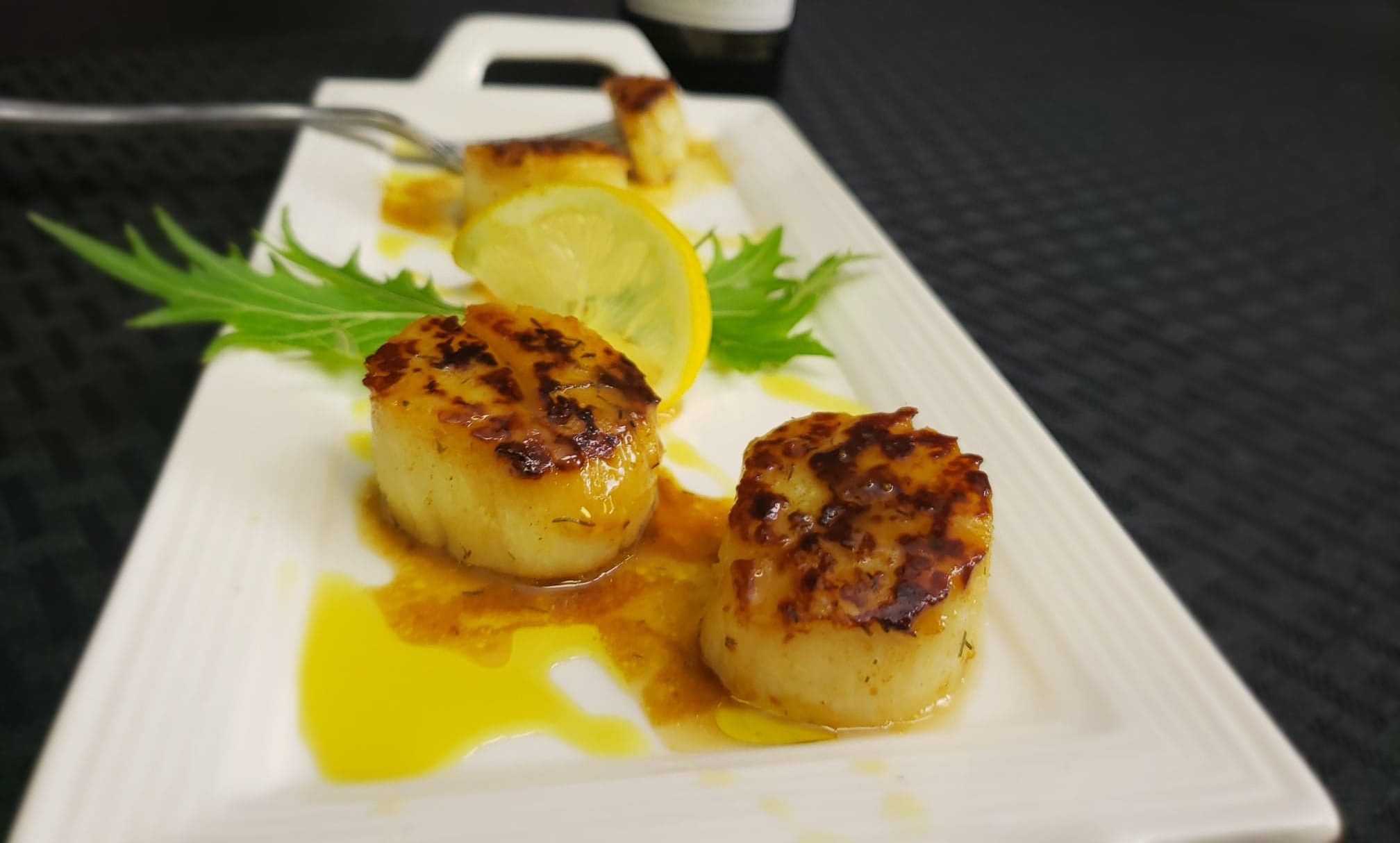 EZPZ Milanese Gremolata Seared Scallops - Abingdon Olive Oil Company